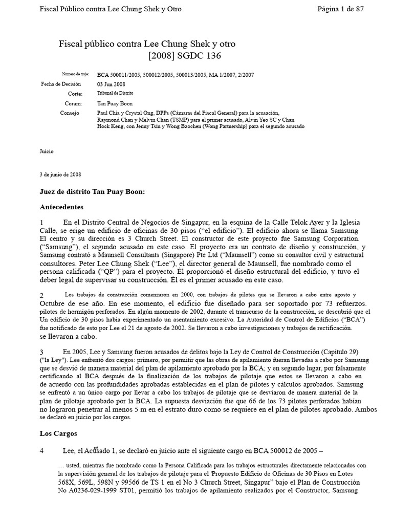 Estudio de Caso del Caso Legal de Diseño de la Iglesia St Pile | PDF | Roca (geología) | edificio