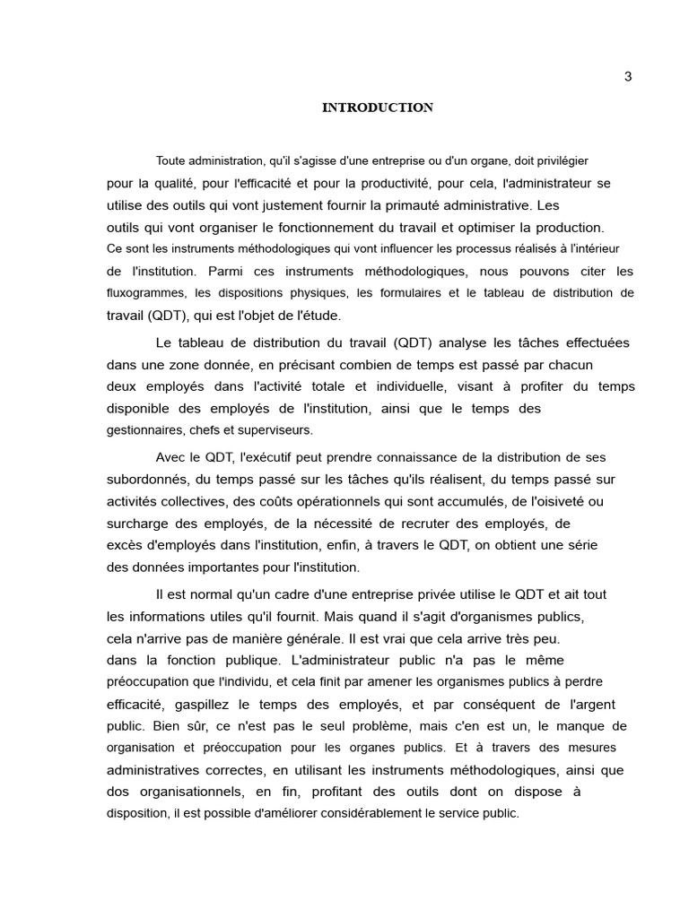 Optimisation du Tableau de Distribution du Travail | PDF | Business ...