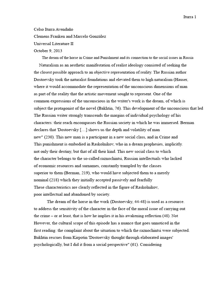 Report Crime and Punishment | PDF | Crime And Punishment