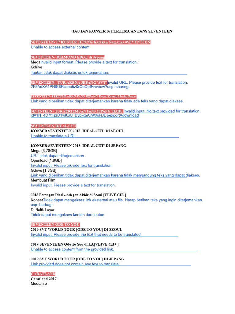 Konser Seventeen | PDF