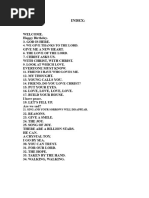 Adventist Youth Short Choruses List | PDF | Jesus | Prayer