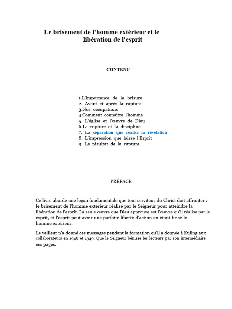 Brisement de l'Homme Extérieur et Esprit | PDF | Dieu | Jacob