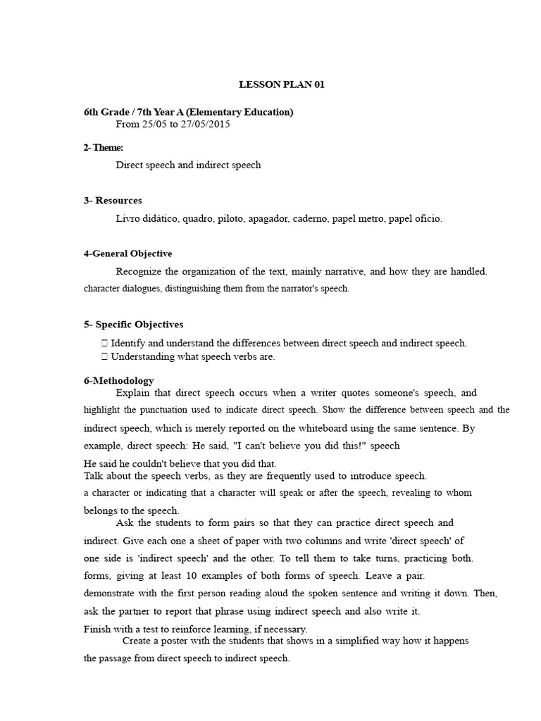 6th Grade Lesson Plans: Speech & Poetry | PDF | Verb | Grammatical ...