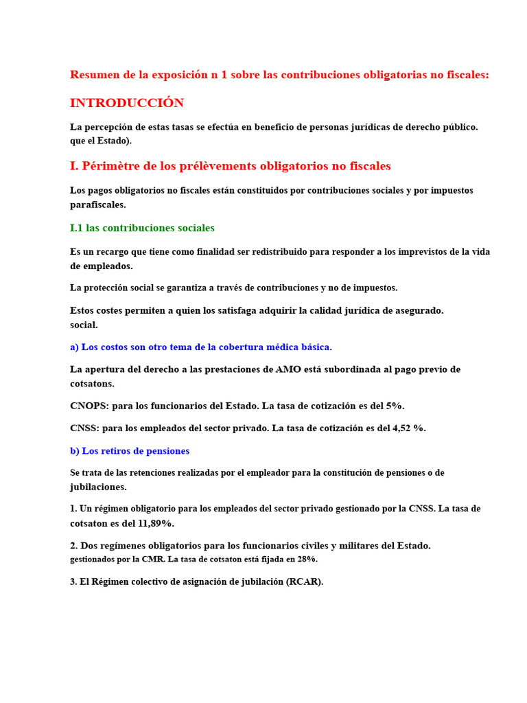 Resumen Completo de Las Exposiciones en Derecho Fiscal. | PDF | Impuestos | aduana