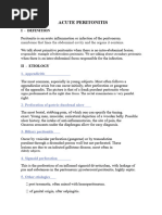 Key Peritoneal Signs of Peritonitis | PDF | Peritoneum | Abdomen
