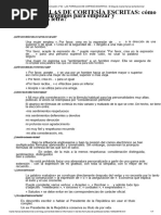Fórmulas de cortesía en cartas formales | PDF
