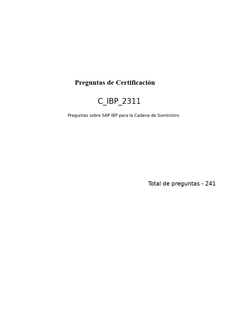 C Ibp 2311 | PDF | Planificación | Microsoft Excel