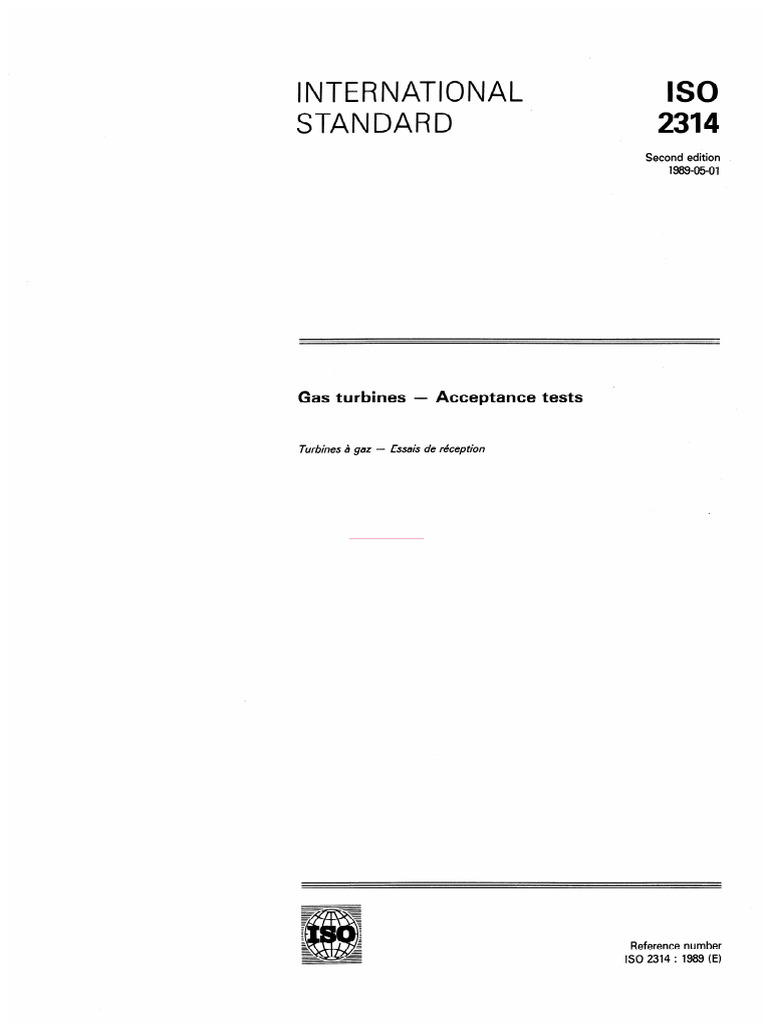 ISO 2314:1989 Standard Overview | PDF