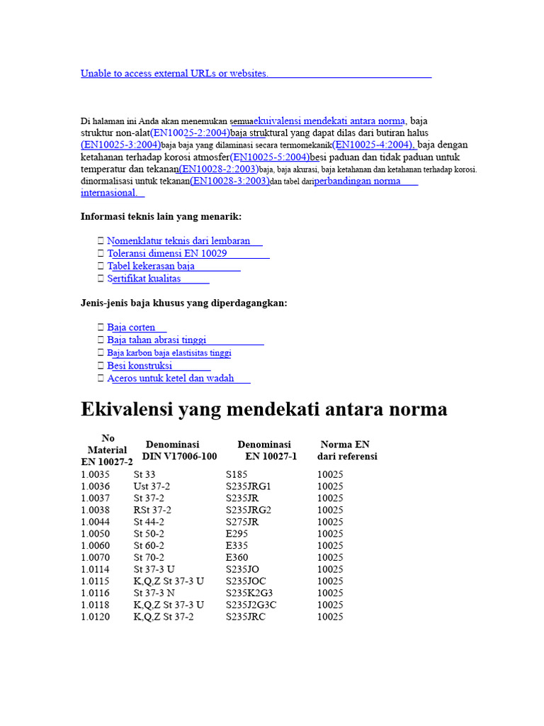 Ekivalensi Norma Baja Struktural | PDF