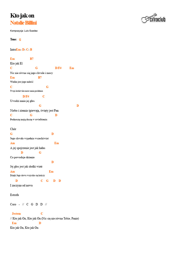 Natalie Billini - Kto Jak On | PDF