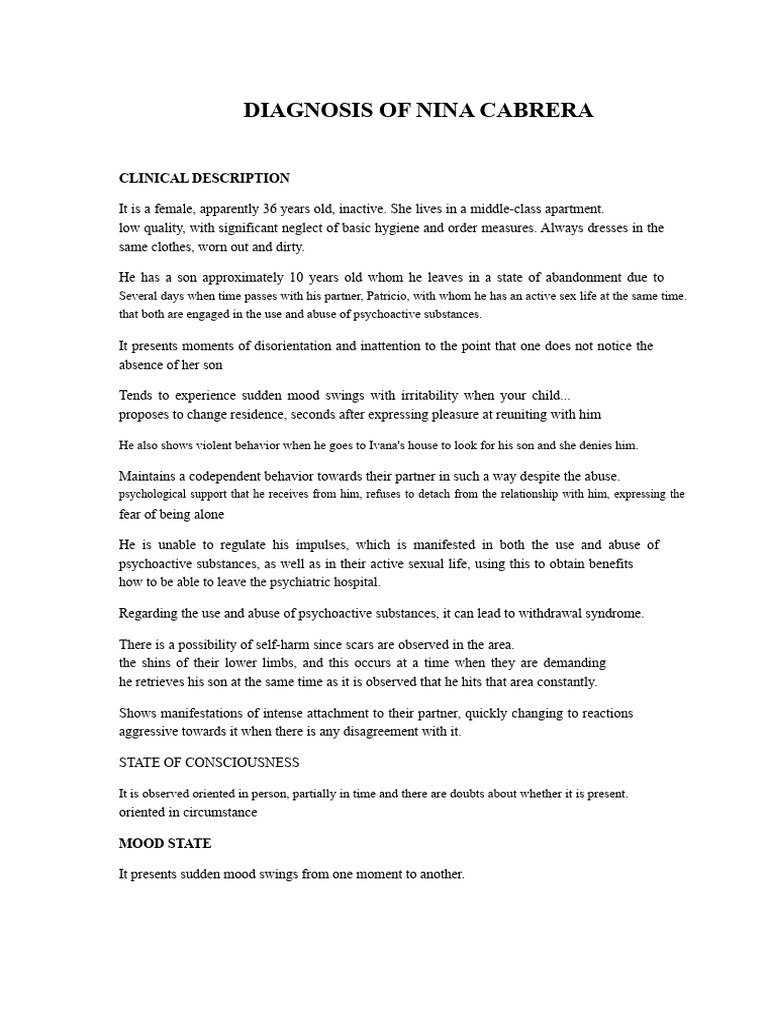 Diagnosis and Treatment of Borderline Personality Disorder | PDF ...