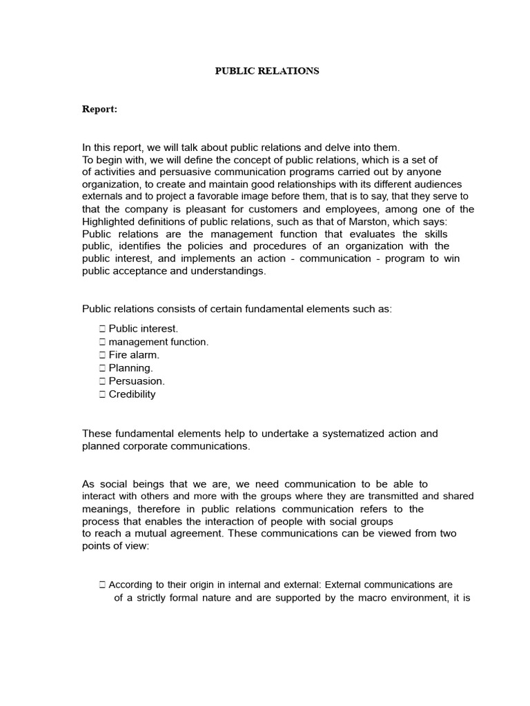 Understanding Public Relations Essentials | PDF | Public Relations ...