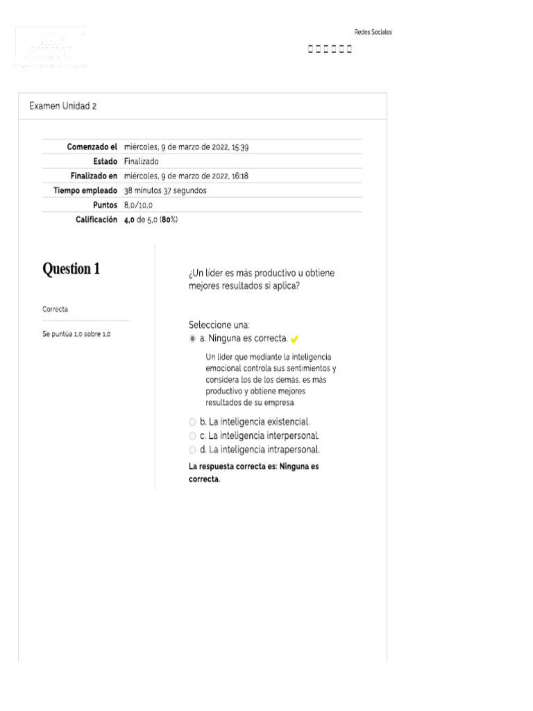 Unit 2 High Management Exam | PDF