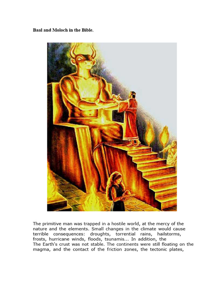 Baal and Moloch: Biblical Idolatry | PDF | Books Of Kings | Jeremiah