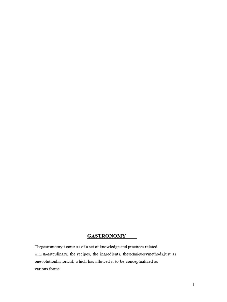 Overview of Basic Gastronomy Concepts | PDF | Mayonnaise | Sauce