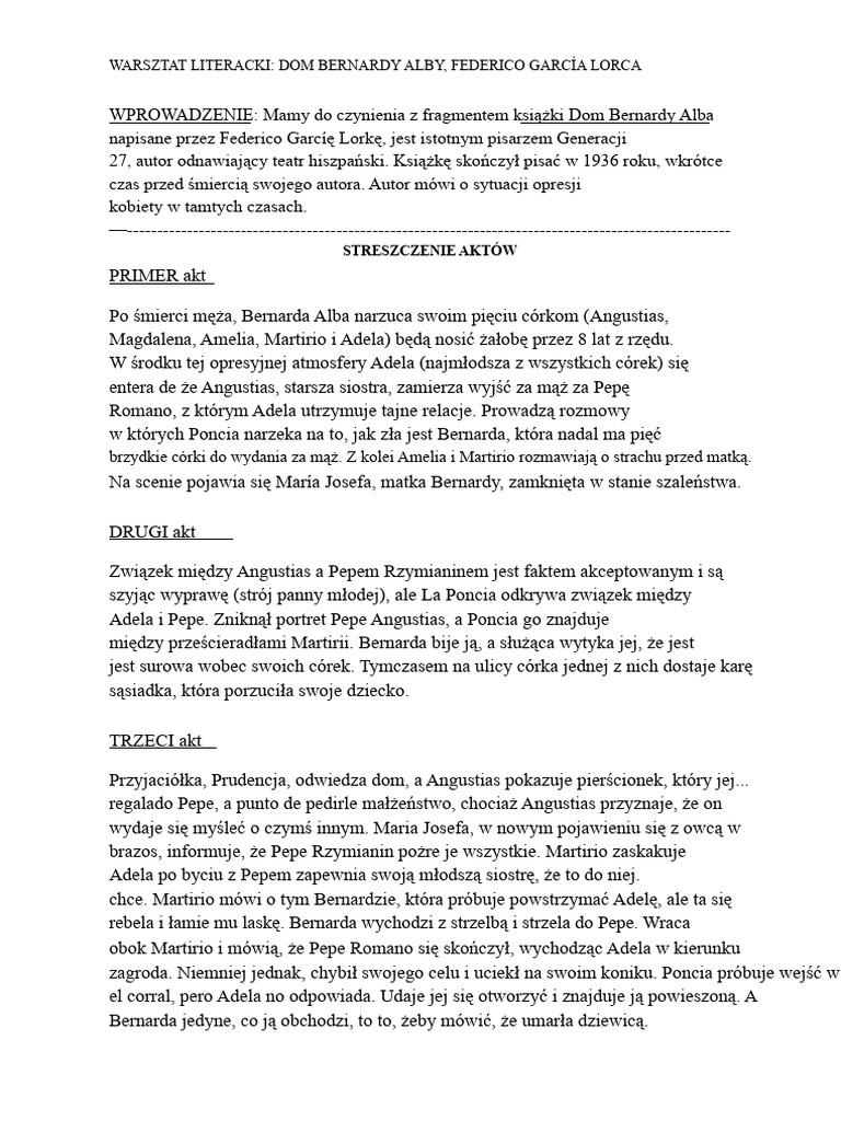 Pytania 5B Bernardy Alby | PDF