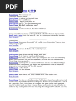 Forrest Gump Script | PDF