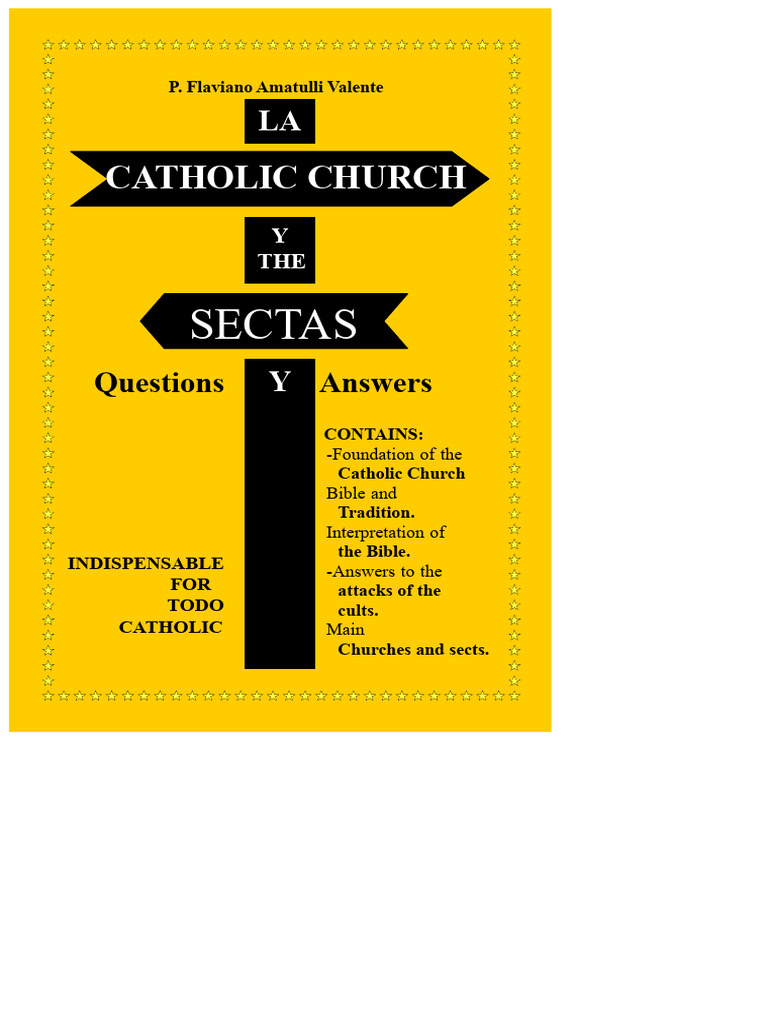 The Catholic Church and The Sects | PDF | Jesus | Revelation