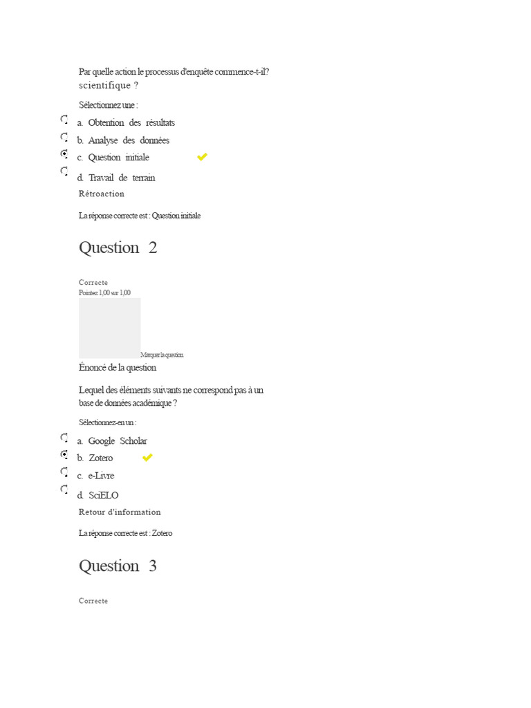 Questions clés sur la recherche scientifique | PDF | Données | Science