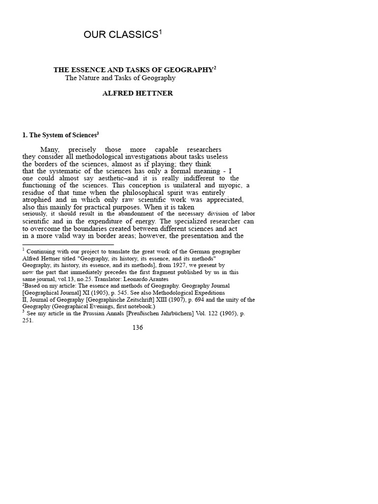 Understanding Geography's Essence and Methods | PDF | Earth Sciences ...