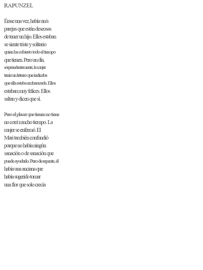 Rapunzel | PDF | Rapunzel