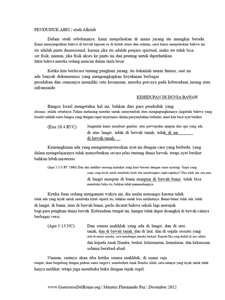 Penghuni Jurang | PDF