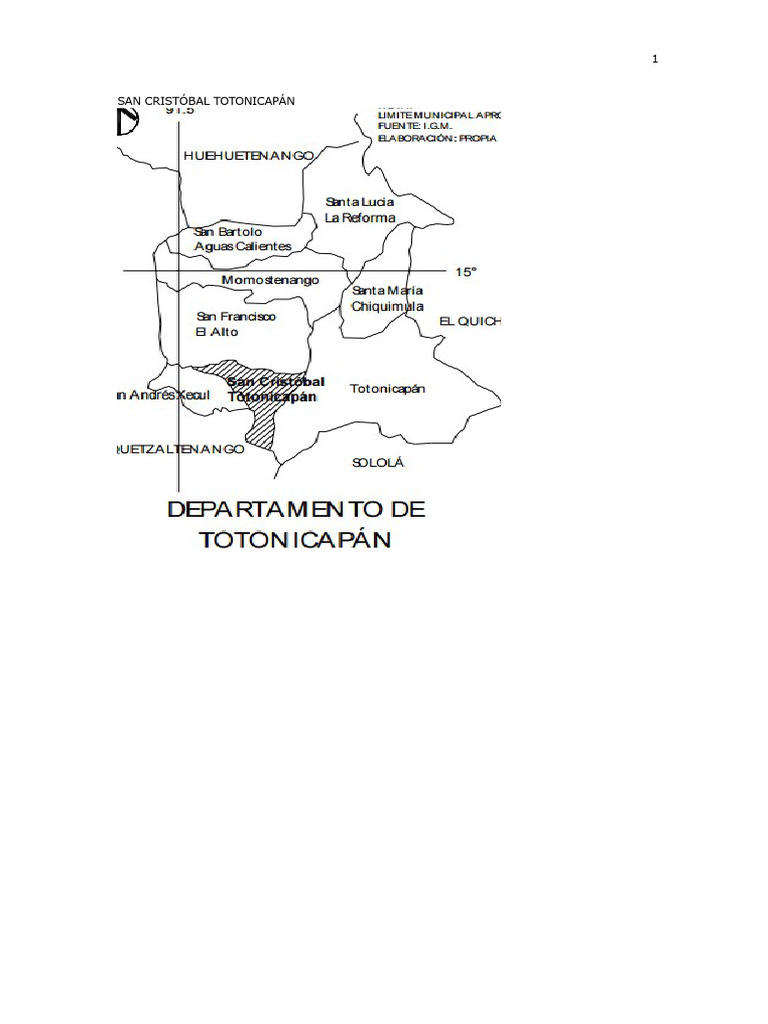 San Cristóbal Totonicapán | PDF