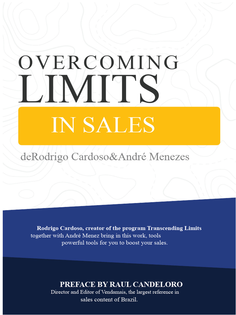 Surpassing The Limits in Sales 1 | PDF | Sales