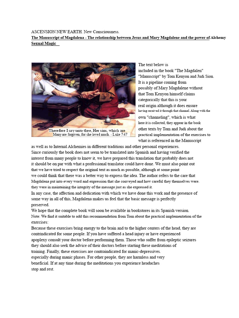The Magdalen Manuscript Insights | PDF | Jesus | Isis