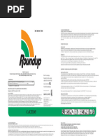 Roundup Weedkiller GC Mixing Rates | PDF | Litre | Herbicide