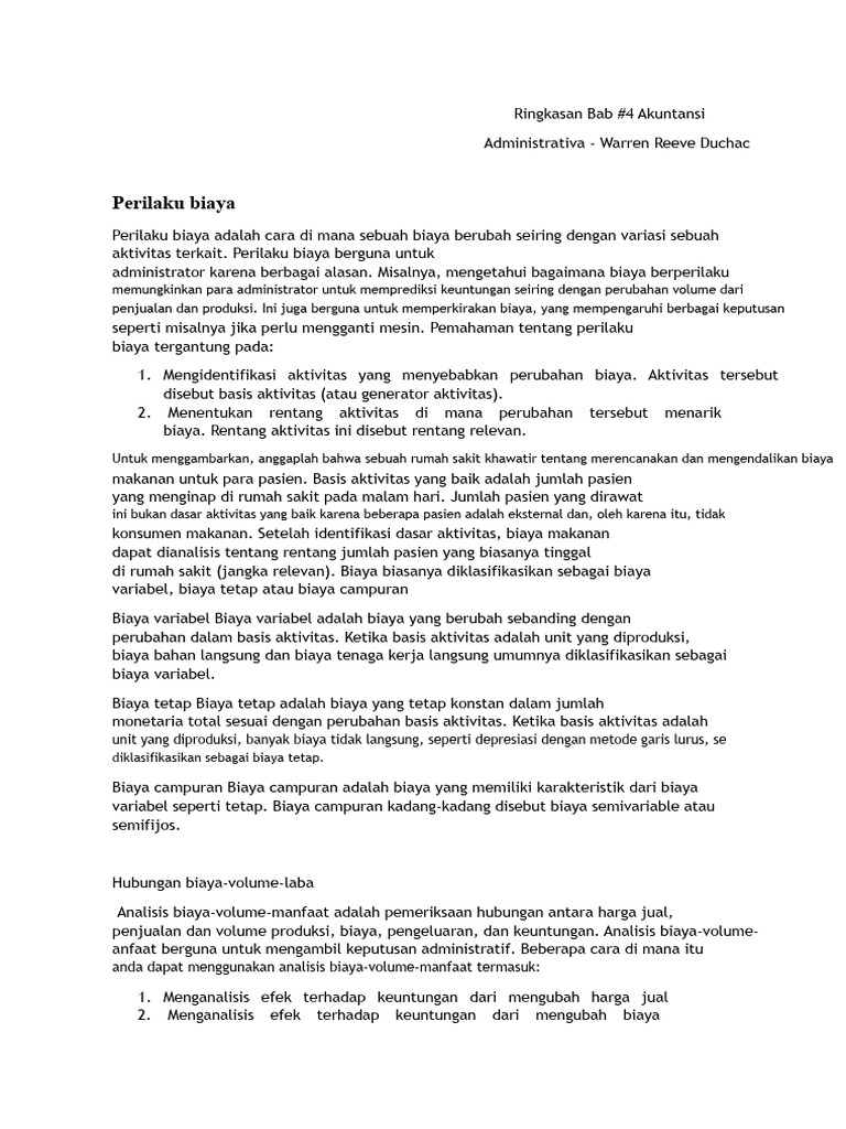 Ringkasan Bab #4 | PDF