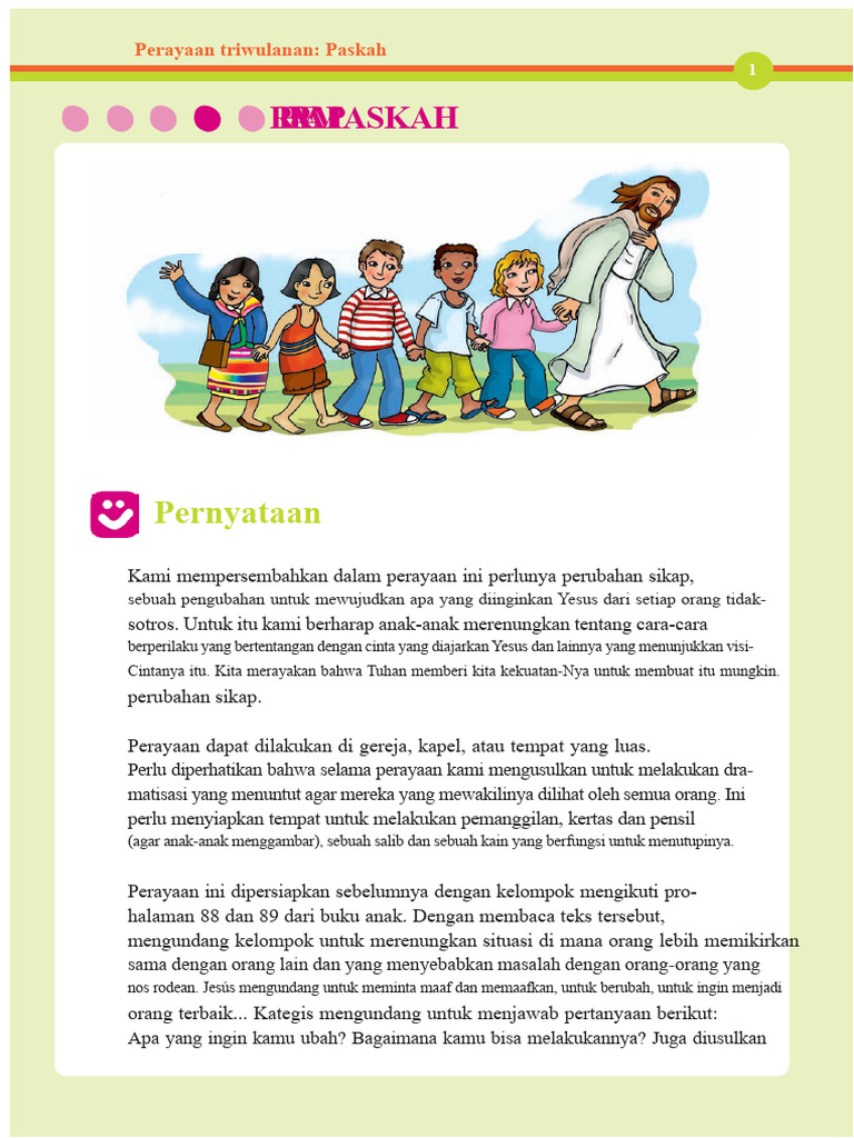 Perayaan Paskah Untuk Anak-Anak | PDF