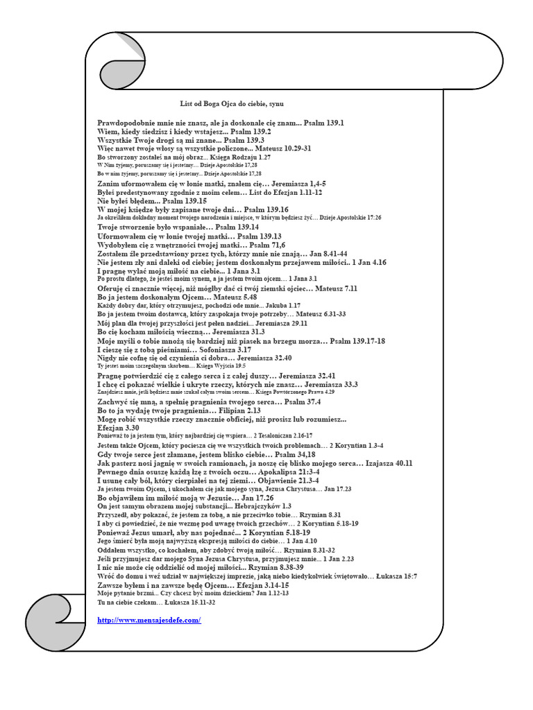 List Od Boga Ojca | PDF