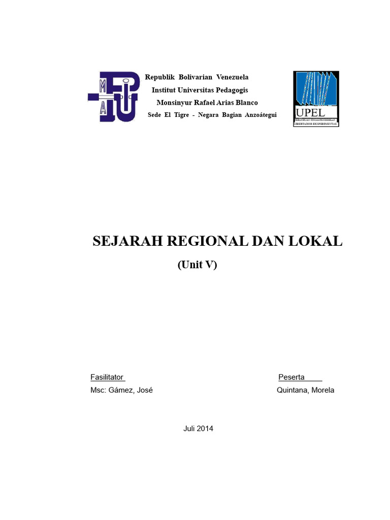 Evolusi Sejarah Mapire, Venezuela | PDF