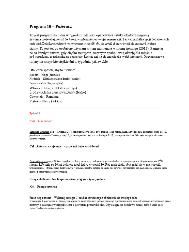 John Meadows - Program 10 - Pożeracz | PDF