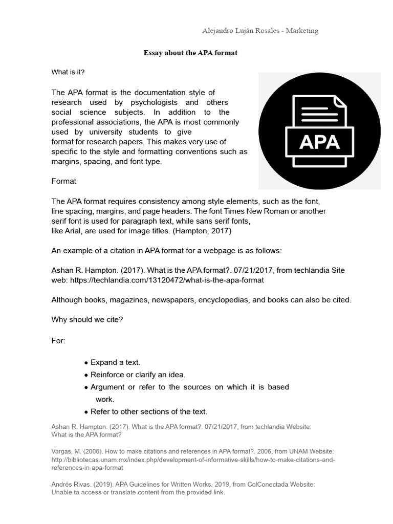 What is the APA format? | PDF | Apa Style | Typefaces