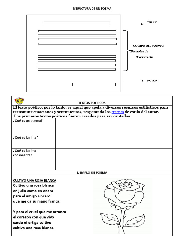 Estructura de Un Poema | PDF