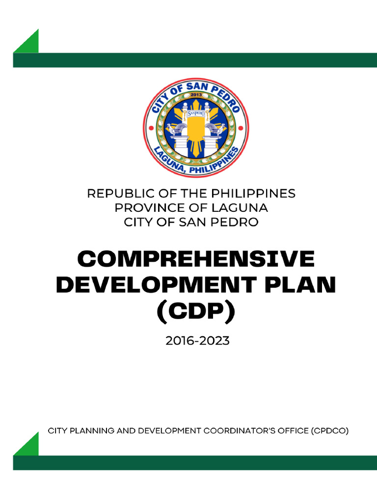 San Pedro - Comprehensive Development Plan | PDF | Crimes | Crime ...