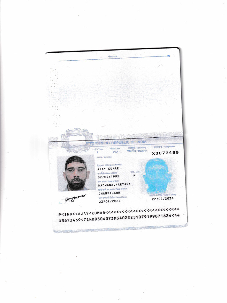Ajay Kumar Passport 20240527 0001 | PDF