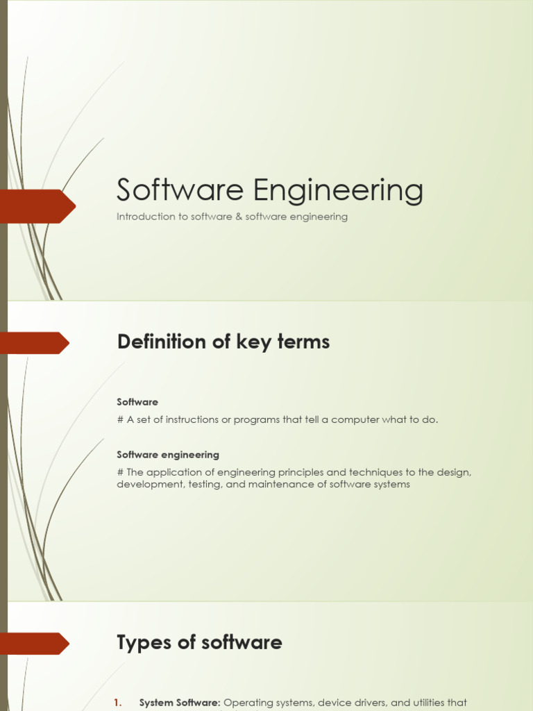 Comprehensive Guide to Software Engineering | PDF | Software Testing ...