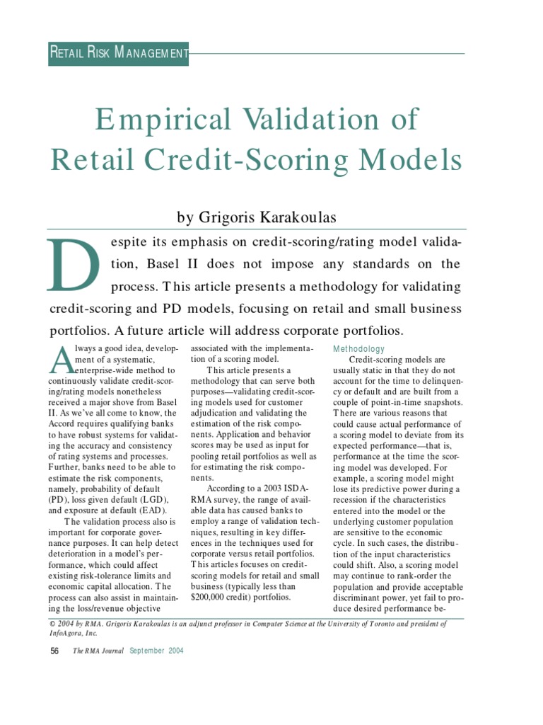 Credit Score Validation | PDF | Receiver Operating Characteristic ...