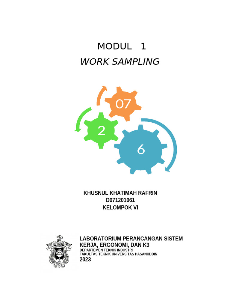 Modul Work Sampling Teknik Industri | PDF