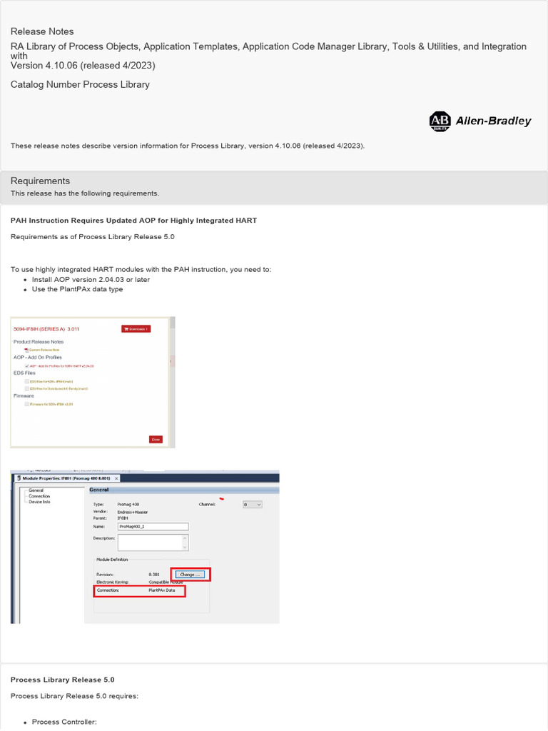 Process Library - 4.10.06 (Released 4 - 2023) | PDF | Flow Measurement ...