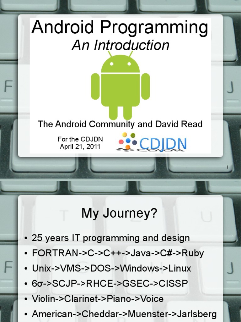 Android Programming | PDF | System Software | Software Development