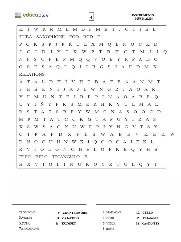 4 - Musical Instruments - Soup | PDF