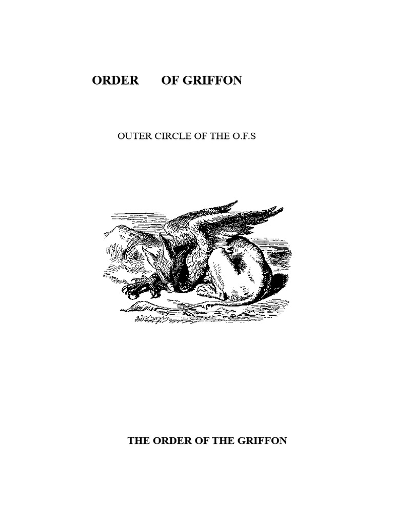Understanding the Order of the Griffon | PDF | Spirituality