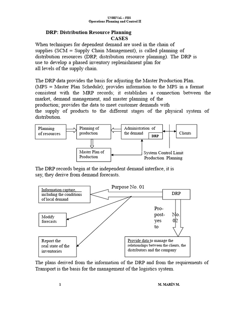 204361580-DRP-CASES | PDF | Inventory | Demand