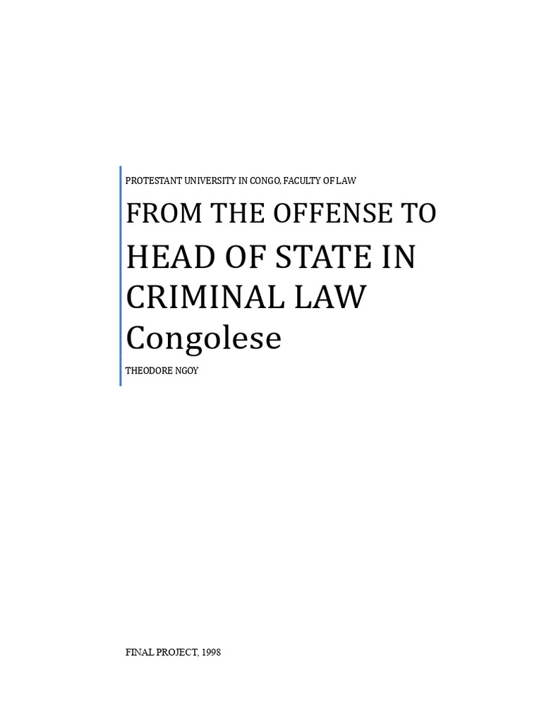 Bar Association Offense Against The Head of State | PDF | Crimes ...