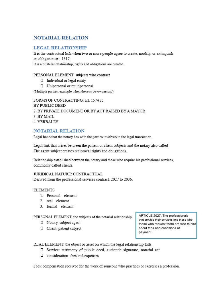 NOTARIAL RELATION.docx | PDF | Notary Public | Crimes