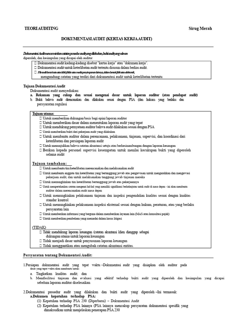 Dokumen Audit | PDF